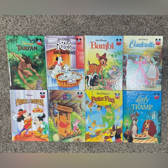 Disney | Other | Vintage Disney Childrens Books 8 Book Collection ...